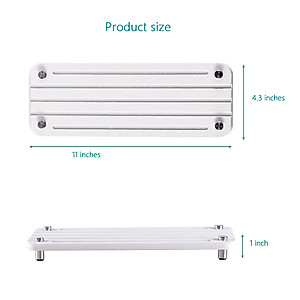 NiuYichee 2 PCS Kitchen Sink Caddy, Under Sink Organizers and Storage, Water Absorbent Diatomite Coasters For Hand Soaps & Brushes & Toiletries In the Modern Home