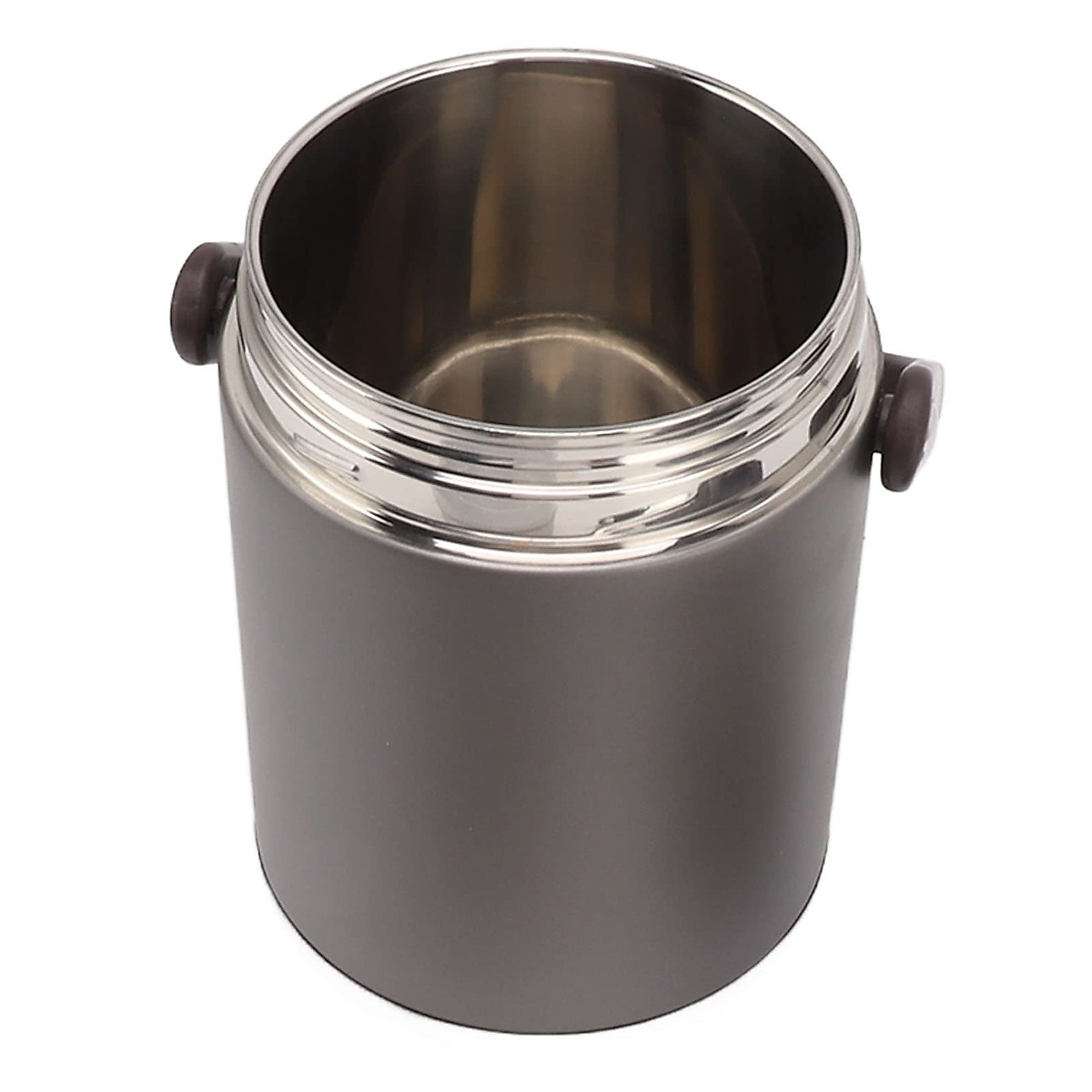 Insulation Vacuum Food Jar, 2L Multi Layer Dark Gray Large Capacity Insulated Food Container for Office