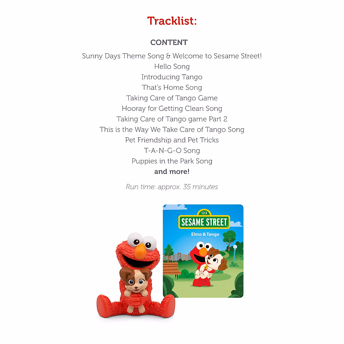 Tonies Elmo & Tango Audio Toy Figurine from Sesame Street
