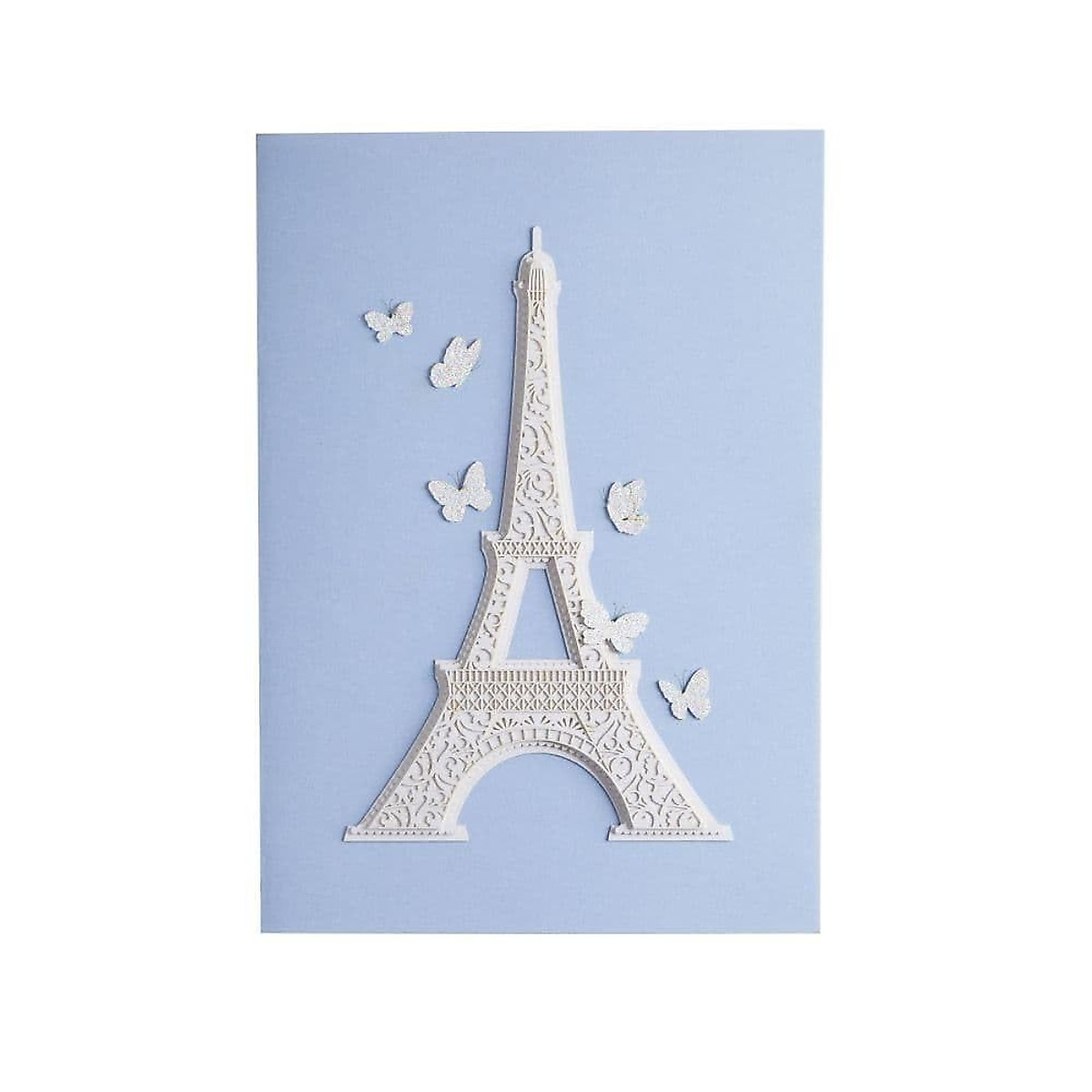 NIQUEA.D, Laser Cut Eiffel Tower Birthday Card