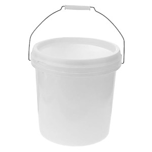 SOESFOUFU Plastic Bucket White Pails with Lid Water Pail Container Industrial Storage Bucket Scientific Bucket Heavy Duty Bucket Paint Buckets Empty Paint Cans Puke Bucket Paint Pail