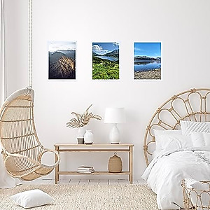 JCJMY 11x15 inch Picture Frame, Horizontal and Vertical Formats for Wall Hanging, 11 x 15 Wall Gallery Poster Photo Frame with Durable Shatter Resistant Plexiglass, White