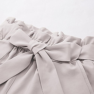 GRACE KARIN Women Casual High Waist Summer Beach Short Pants XL Light Apricot