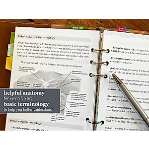 Ready for Recovery Breast Cancer Playbook - Breast Cancer Gifts - Cancer Care Packages for Women - Daily Planner and Journal Notebook - Tips & Tricks To Navigate Your Breast Cancer Diagnosis (Blue)