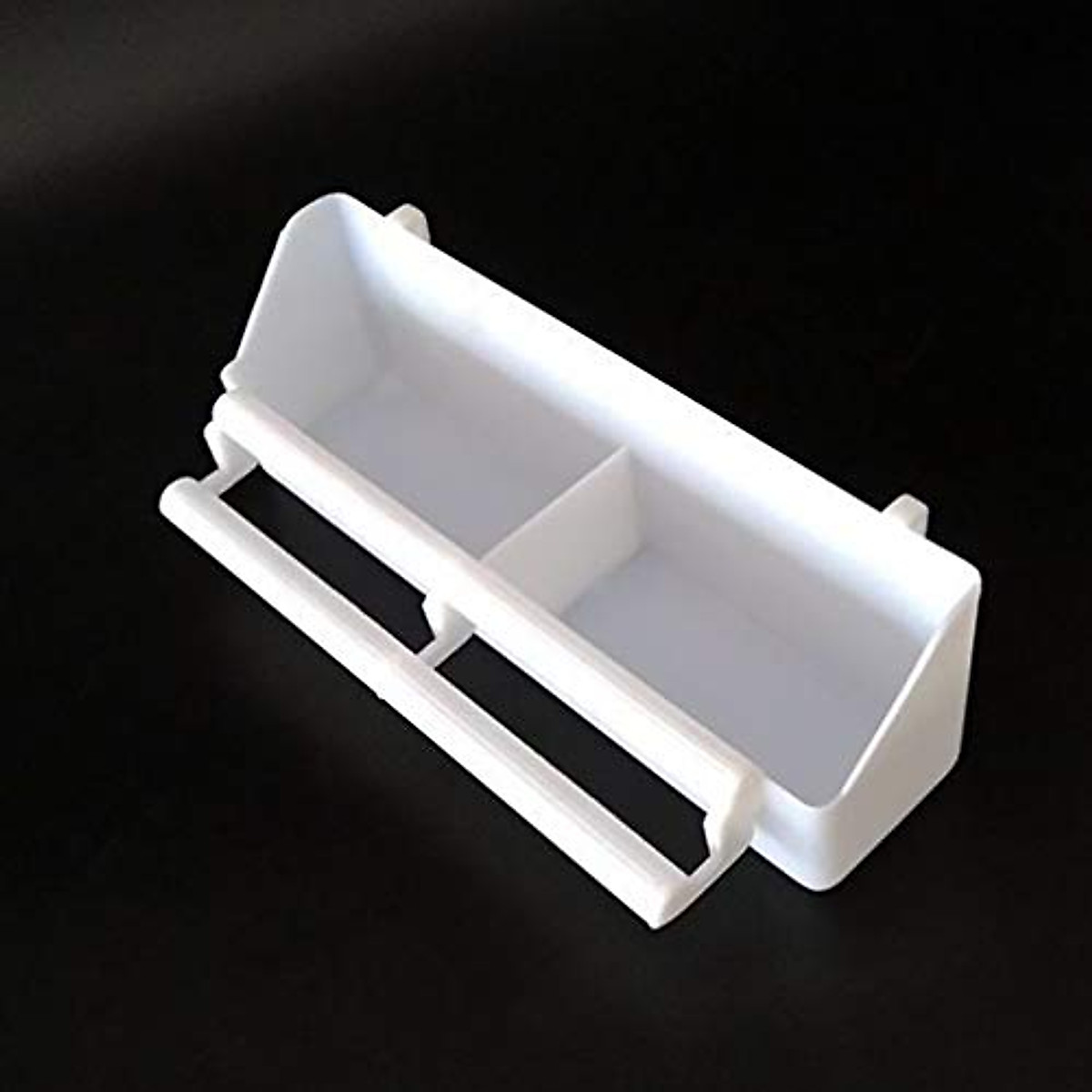 ULTECHNOVO Water Bottle Stainless Steel Parrot Feeding Case Bird Food Bowl Bird Feeder Box Hanging Bowl Feeder Parrot Dish Cage Accessory Feeding Tool for Parrot Parakeet 4pcs Tray Bird Feeder