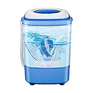 Zzmop Portable Clothes Washing Machine,Mini Smart Semi-Automatic Shoes Washer,3 Modes,Washing Capacity 6.5KG,for Camping Apartments Dorms RV Home