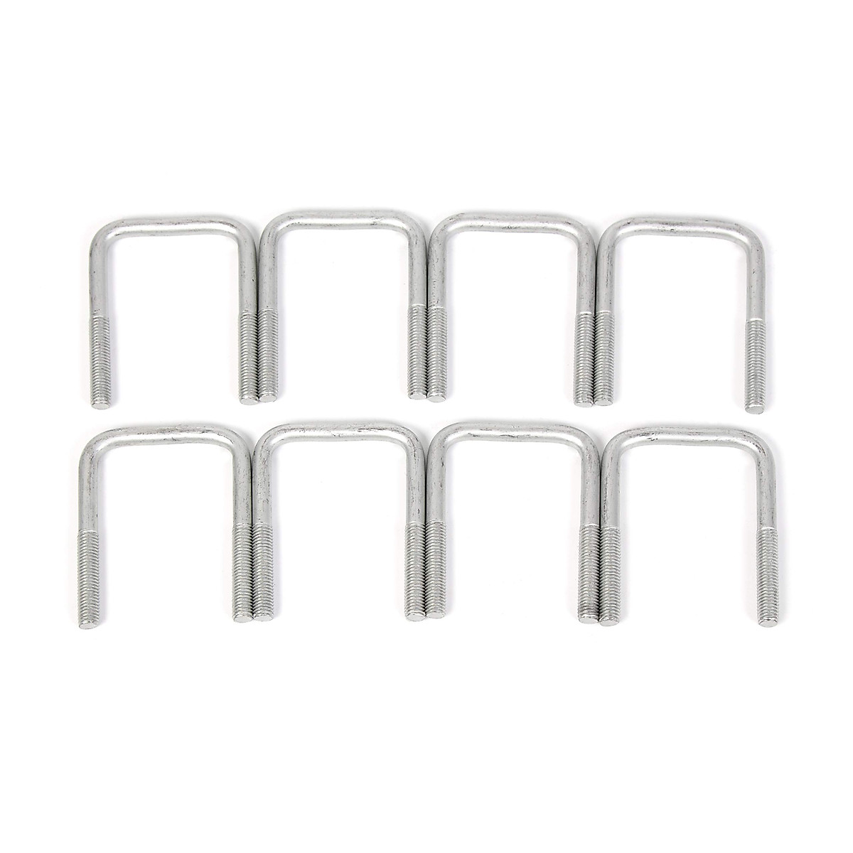 1/2" Diameter 13" Thread Square U-Bolt for Boat Trailer 8 Pieces 1/2" D x 3 1/16" W x 4 5/16" L