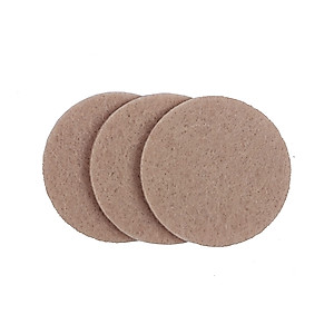YYCRAFT 120pcs Thick Wool Felt Circles 1.5 Inch Craft Project,Tan
