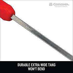 Corona CT 3344 Premium Stainless Steel ComfortGEL Hoe/Cultivator, Red