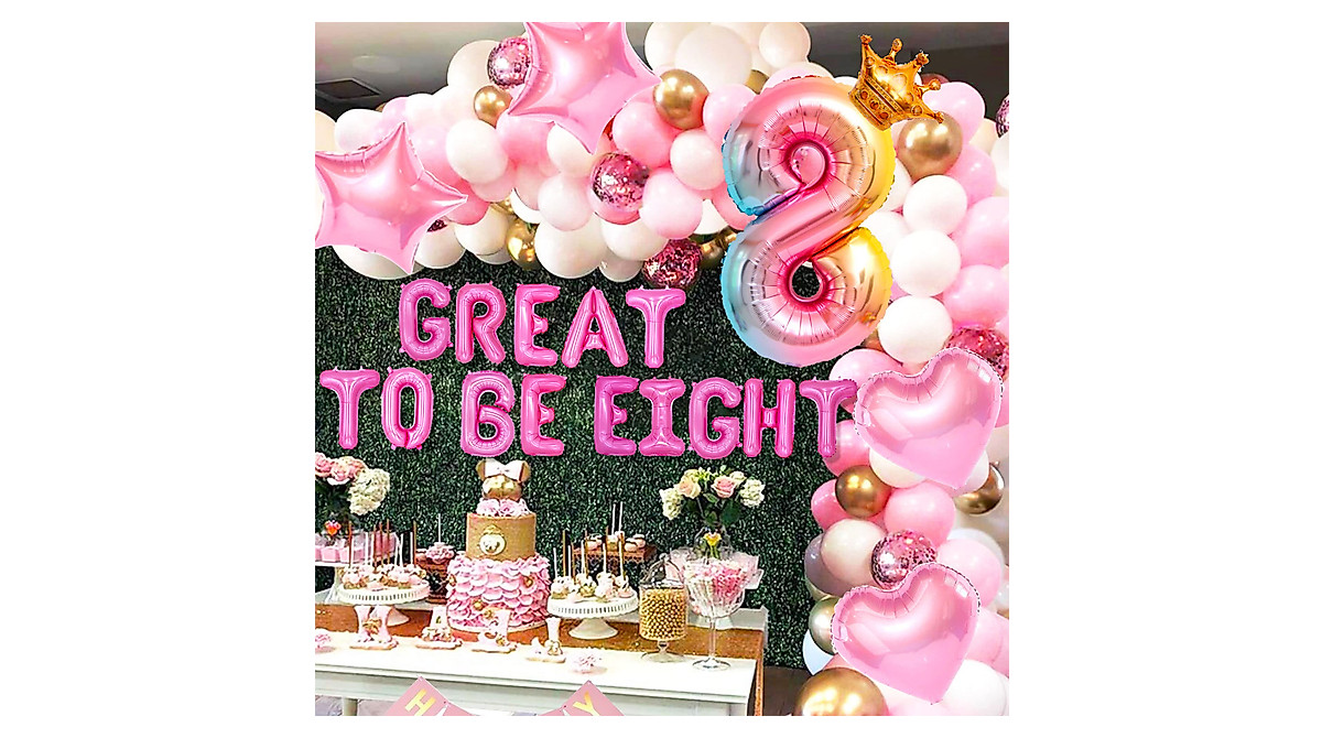 Celebrate 8th Birthday with Unique 'Eight is Great' Party Decor