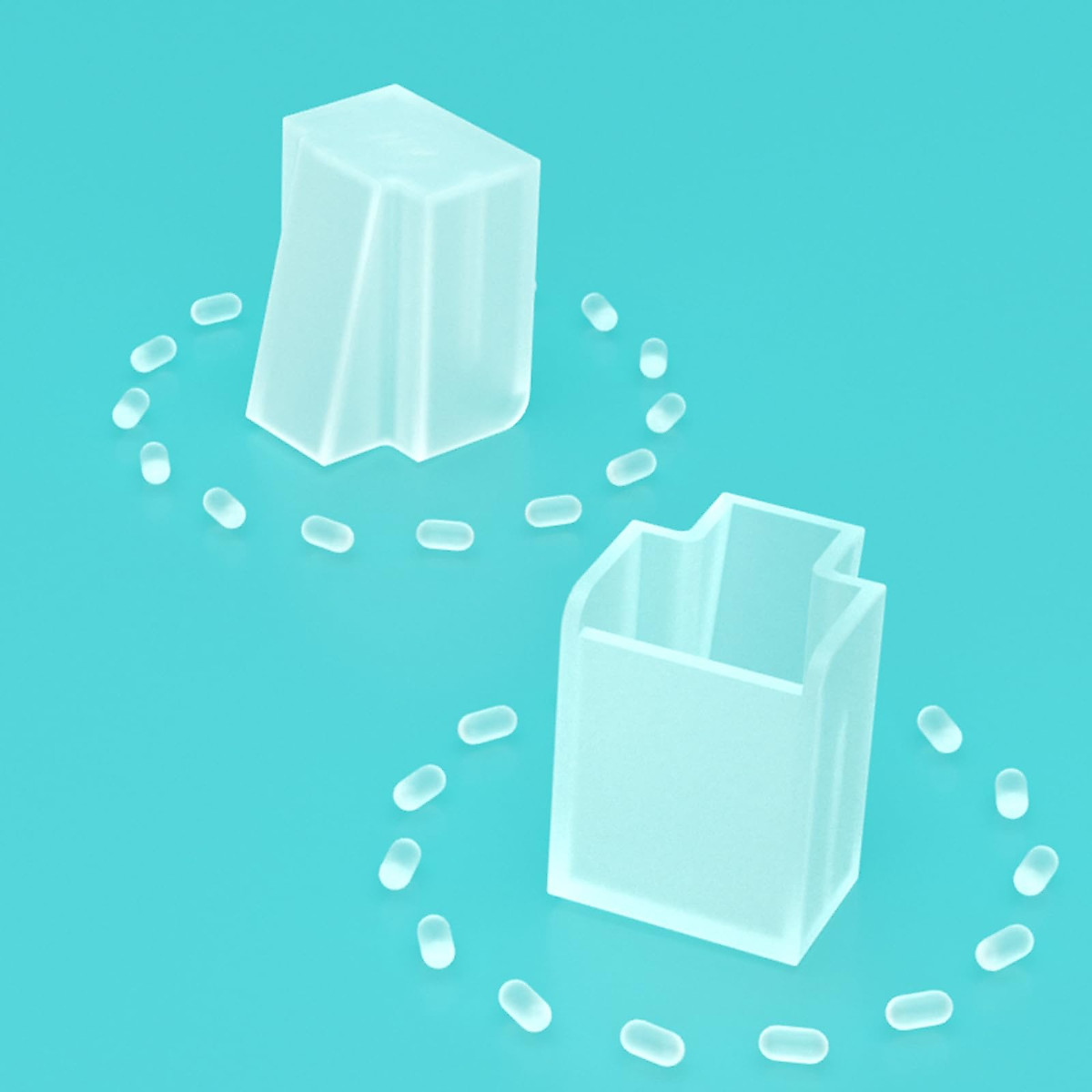 WXZRLIU RJ45 Cable Plug Protectors,Plastic RJ-45 Plug Protector Dust Covers,Ethernet Plug Sheath Cable Plug Connector Cover,RJ45 Connector Ethernet Cover for Kinds of Cable,20PCS