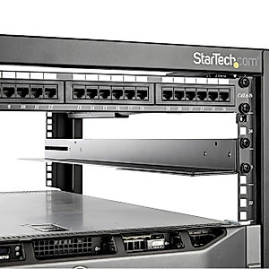StarTech.com 1U 19 inch Server Rack Rails - 24-36 inch Adjustable Depth - Universal 4 Post Rack Mount Rails - Network Equipment/Server/UPS Mounting Rail Kit HPE ProLiant Dell PowerEdge (UNIRAILS1UB)