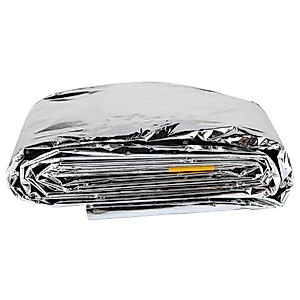 Dioche Emergency Sleeping Bag, Foldable Survival Bivy Bag, Portable Emergency Blanket, Waterproof and Windproof for Walkers, Climbers, Mountain Bikers, Runners, Skiers and Snowboarders