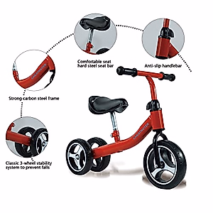 CHESTNUTER Baby Balance Bike, 1 2 3 Year Old Gifts,Ride on Toys for 1 Year Old, Best First Birthday Gift, Toddler Bike with 3 Wheels no Pedal