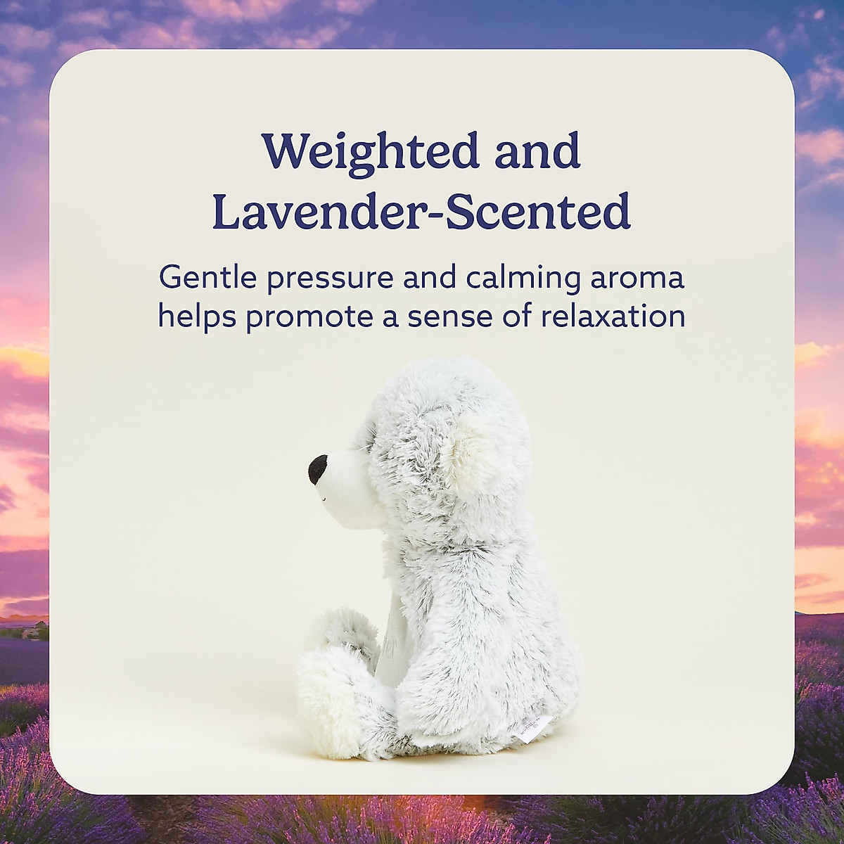 warmies Microwavable & Weighted Stuffed Animals, Feel Better Bear - Heated Stuffed Animal Plushie for Warmth & Comfort - Cute Soft Plush Toys for Adults & Children (Boys, Girls, Babies & Toddlers)