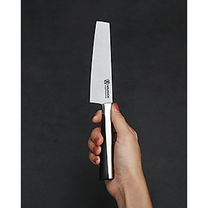 WILDMOK 3pcs Knife Set Stainless Steel Kitchen Knives Set 7inch Bone Chopper 7inch Nakiri Knife and 5inch Utility Cutter with Stainless Steel & ABS Handle, Perfect Cutlery Set Gift