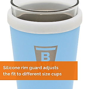 6PINT 20 oz. Imperial Pint Tumbler | Pint Glass Cooler | Cooler for 12 oz. to 24 oz. Plastic Cups | Premium Vacuum-Insulated Stainless Steel (Stainless)