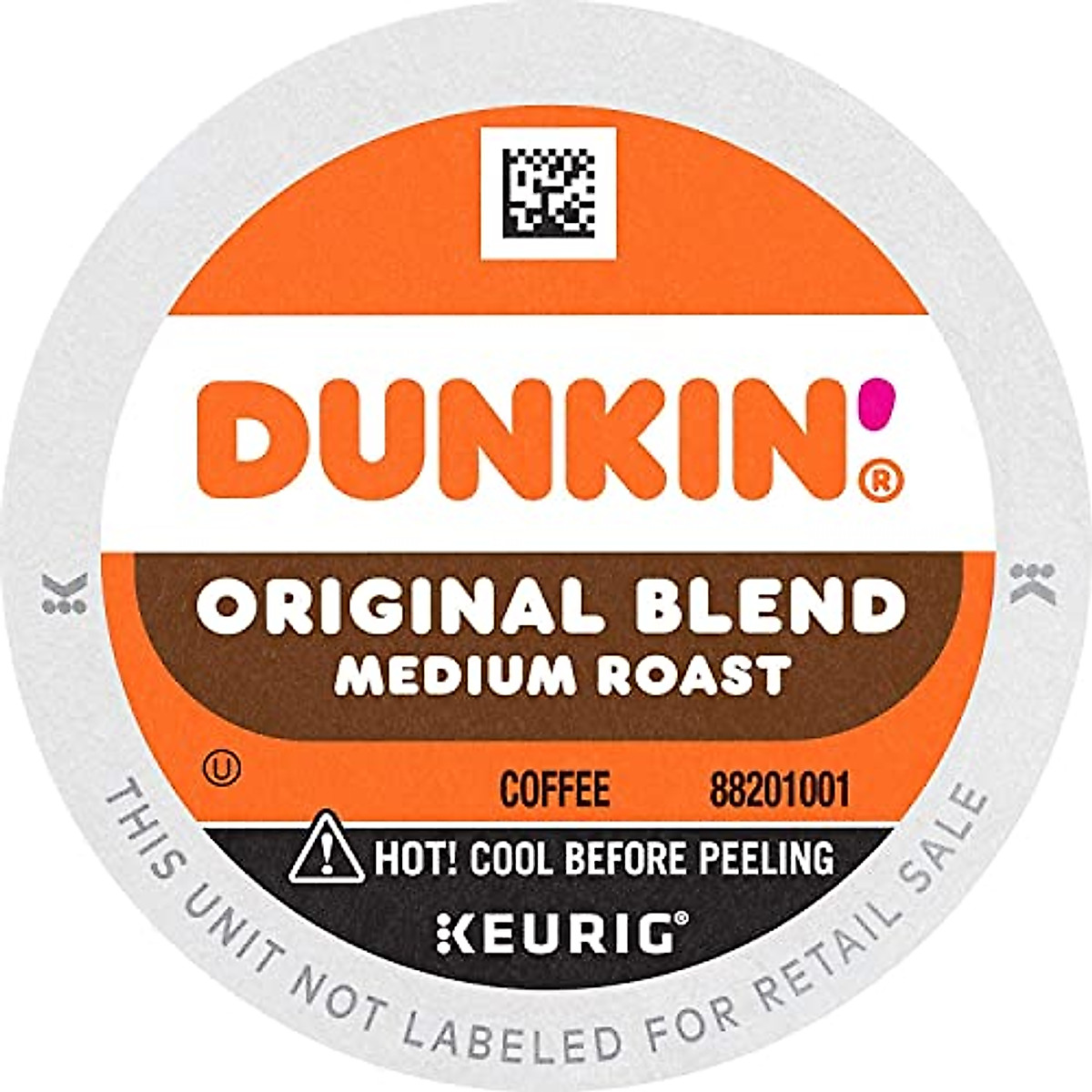 Dunkin' Original Blend Medium Roast Coffee, 10 Keurig K-Cup Pods