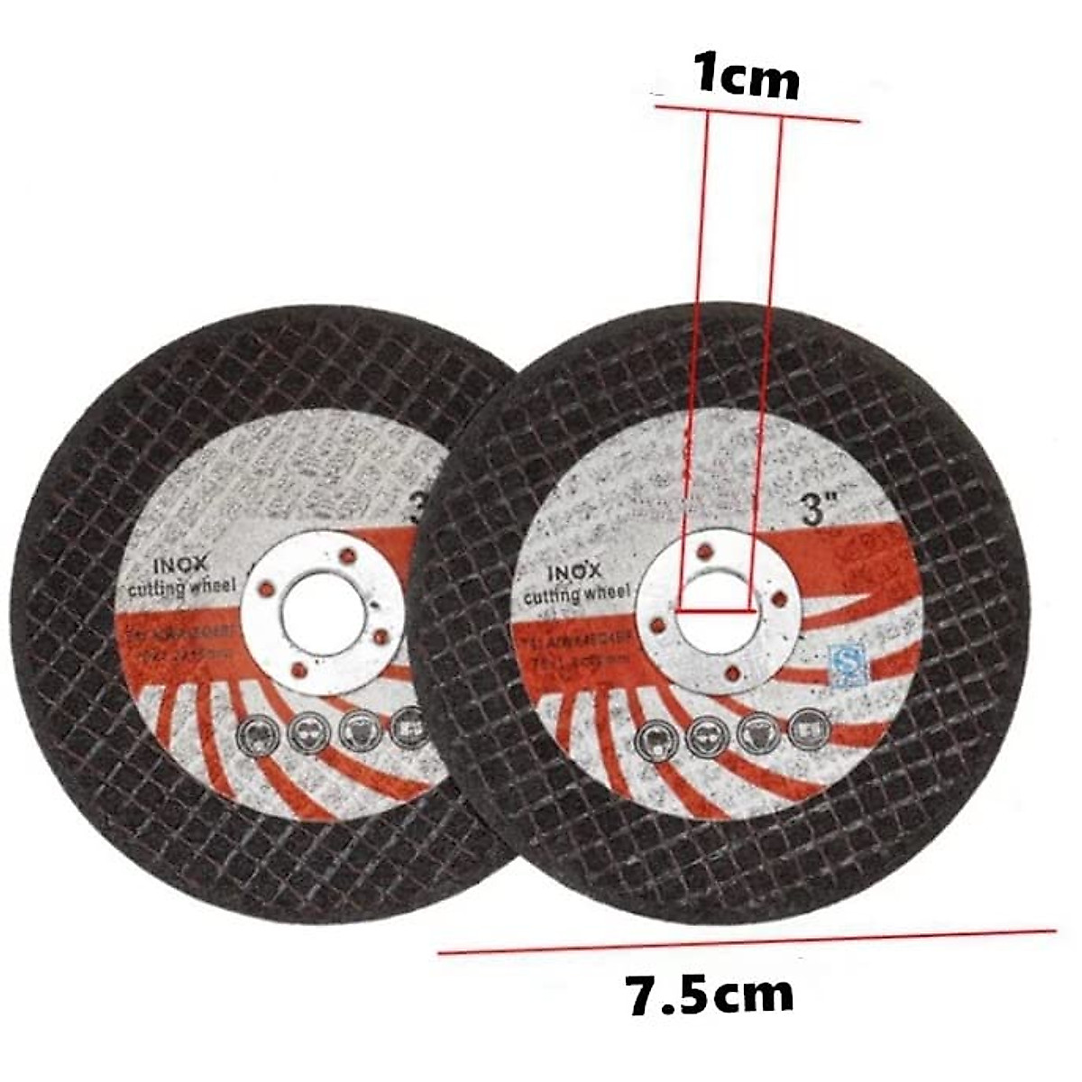 Angle Grinder 3” Grinders Power Tools 12 V Cordless Electric Grinder Handheld Grinding Machine with 2x Cutting Disc 2x Battery for Cutting Polishing Grinding Tile Wood Stone Metal