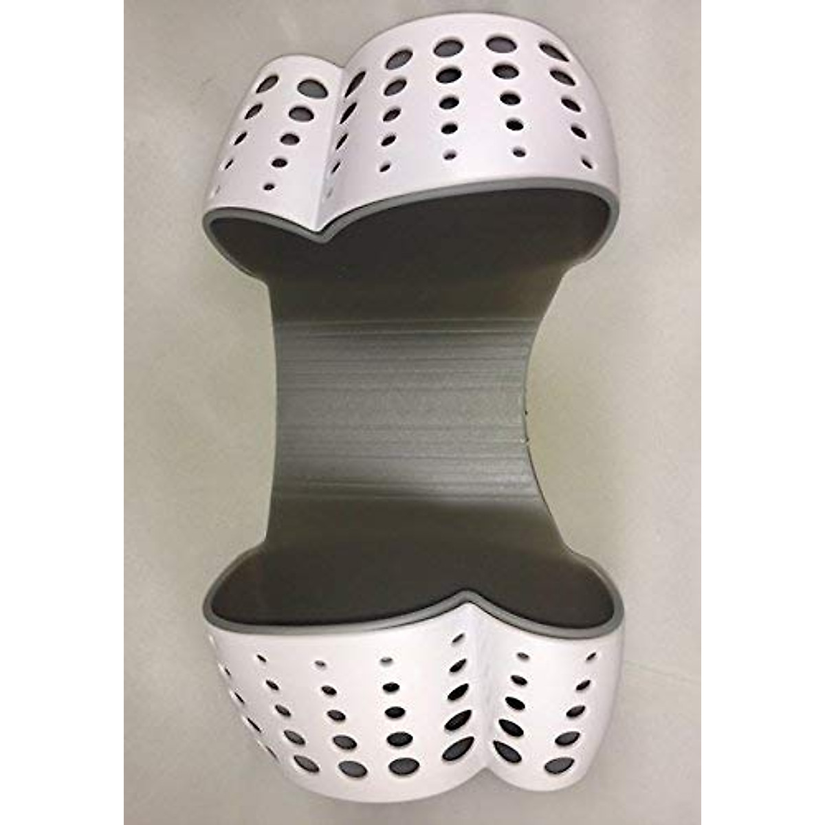 Kitchen Sink Caddy Sponge Holder - Plastic Saddle - Brush and Sponge Holder Organizer with Drain - Double Sink Saddle Faucet Caddy by Crazy Chef