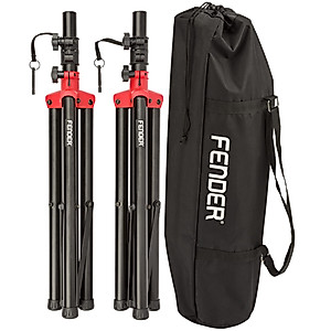 Fender Passport Conference S2 Portable PA System Bundle with Microphone, Compact Speaker Stands, XLR Cable, and Instrument Cable