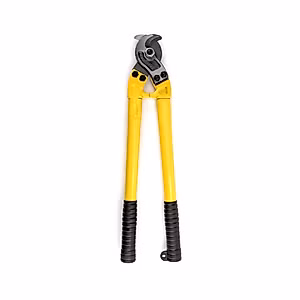 QWORK Hardened Cable Cutter, 18" Heavy Duty Stainless Steel Wire Rope Cutter for Cutting Steel Wire