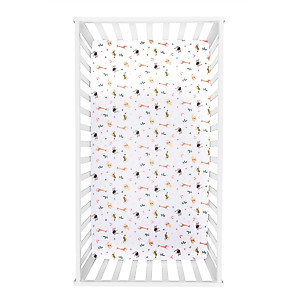 Trend Lab Sweet Jungle 3 Piece Crib Bedding Set, Includes Nursery Quilt, Fitted Crib Sheet and Crib Skirt