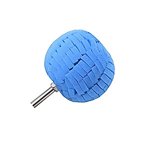 VICASKY Car Kit Car Kit Car Kit Car Kit Car Sponge 2pcs Pads Car Hub Detailing Blue Round Waxing Polished Sponge for Buffer Car Kit Car Sponge Car Sponge Car Sponge Car Sponge