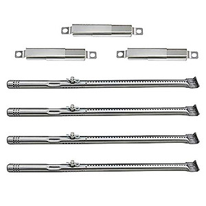 BBQ-Element Gril Replacment Parts for Charbroil 463344015, 463343015, 463344116, 463242715. Stainless Steel Burner Tubes and Carryover Tubes for Char-broil 463242515, 463242716, 463433016.