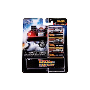 Jada Toys Nano Hollywood Rides BTTF 3 PK