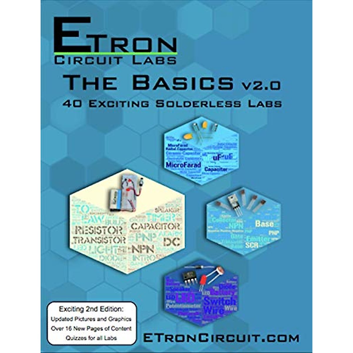 Intro to Electronics Book & Complete Component Kit STEM Compliant 40 Projects