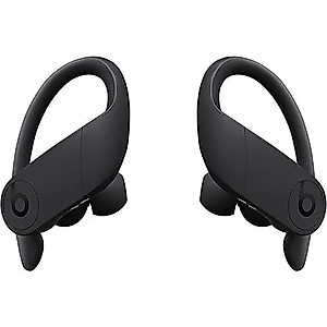 Beats_by_dre Powerbeats Pro in-Ear Wireless Headphones (Black) Bundle - 9 Hours of Listening Time, Sweat Resistant Earbuds - with Headphone Cleaner, Extra USB Power Cube - Pro Bundle (Renewed)