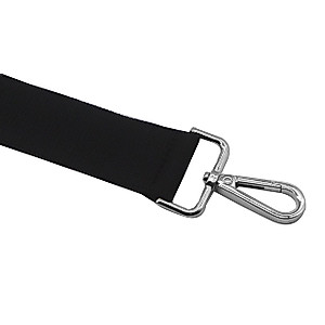 Cedrainy Suspenders For Men 1.4 Inch X Back Wide Suspender Heavy Duty Swivel Belt Loops With 4 Snap Hooks(Black)