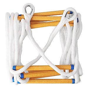RIEJIN Fire Escape Ladder for Home Fire Emergency Ladders Safety Survival Ladders Rope Ladder Emergency Fire Must Haves House(16F/5M)