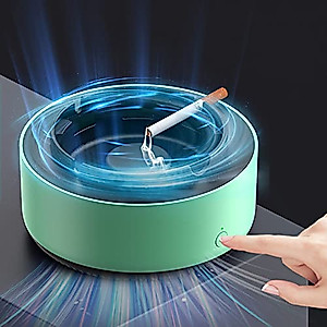 Gecau 2 in 1 A𝚒r Purifier Smokele𝚜𝚜 Ashtray, Aromatherapy Machine, Timing Function, Automatic Shut-Off, Best for Home Car or Office