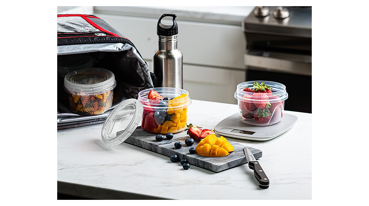 Elegant Disposables 16oz Twist Top Containers - 20 Pack