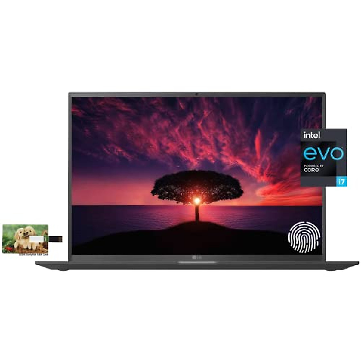 New LG Gram 17” WQXGA Business Laptop, Intel Evo 11th Gen Intel Core i7-1195G7 Processor, Windows 10 Pro, 16GB RAM 1TB SSD,32GB Durlyfish USB Card