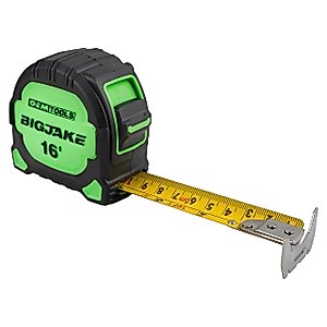 OEMTOOLS 25698 Big Jake 16’ Tape Measure, Electrician Tape Measure, Table Saw Tape Measure, Tape Measure with Magnetic Tip