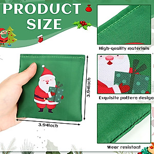 Ceenna 12 Pcs Thanksgiving Bean Bags Halloween Pumpkin Cornhole Game Bags for Tossing Christmas Game Bean Bags Corn Hole Beans Bags for Holiday Party(Snowman and Santa Claus)