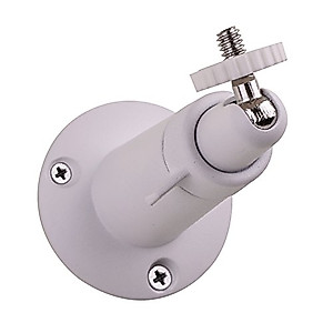 HOLACA Compatible for Nest Cam Wall Mount Versatile Aluminum Bracket Compatible for Google Nest Cam Outdoor Security Camera (White-Aluminum)