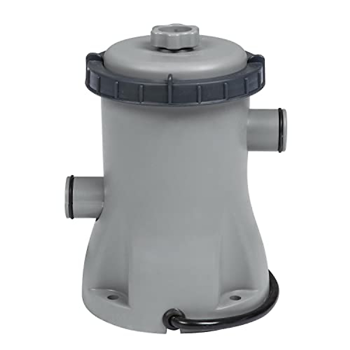 Bestway 56817E 12' x 30" Steel Pro Max Round Steel Frame 5-Person 1,710 Gallon Above Ground Swimming Pool Kit with Filter Pump and Filter, Stone Print