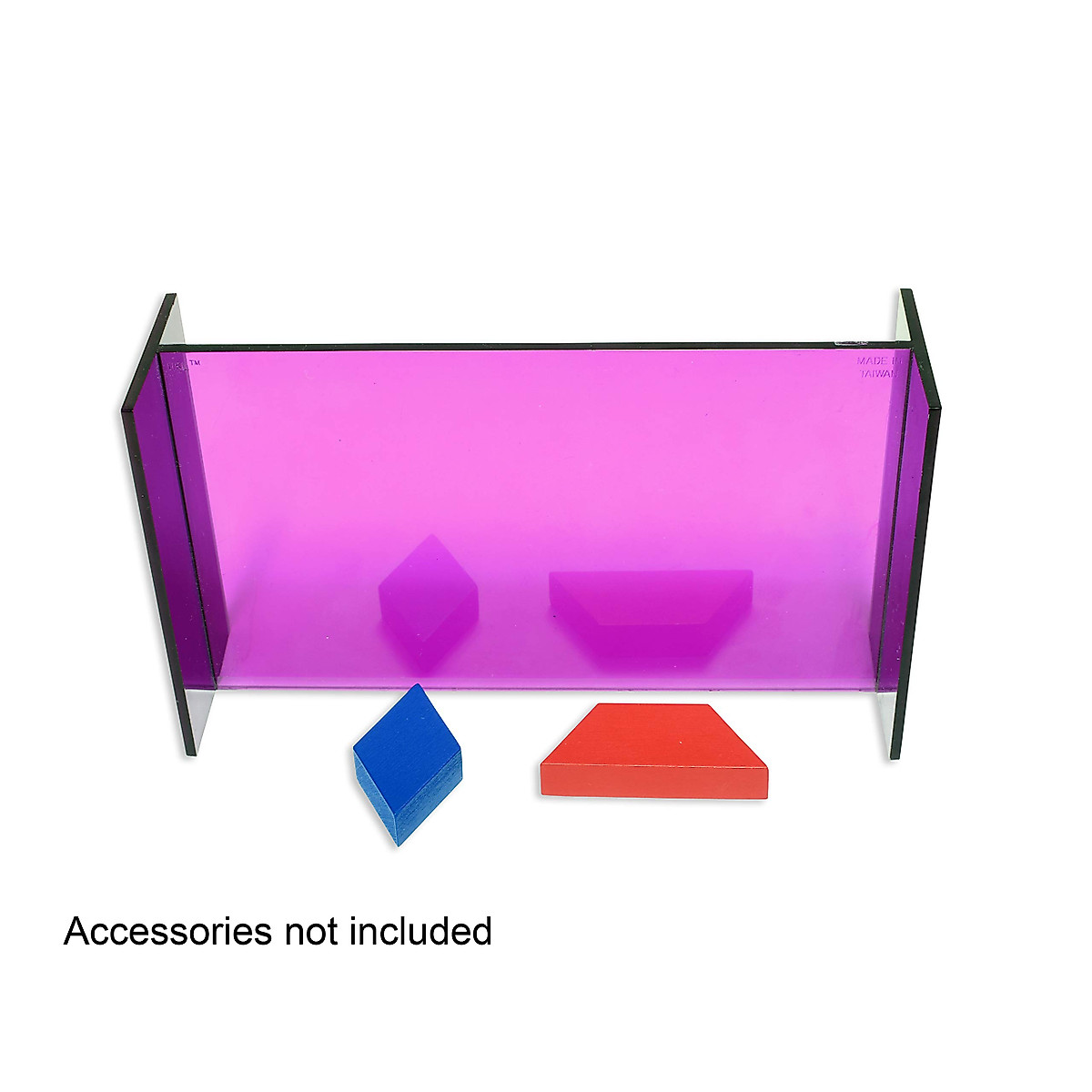 LEARNING ADVANTAGE - 7706 Learning Advantage Reflective GeoMirror - Create Expert Drawings With This Easy Tracing Gadget - Mira-Style Geometry Tool - Observe Reflections, Symmetry and Congruence