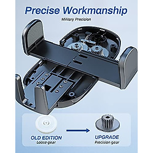 OQTIQ CD Phone Holder for Car, Sturdy CD Mount & Air Vent Car Phone Mount, [Silicone Pad Protection] for CD Player Car Phone Holder Compatible with iPhone 13, All Phones