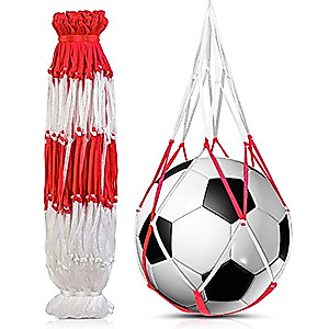 20 Pack Melon Hammocks Cradles, Melon Hammock for Trellis Heavy Duty Watermelon Nets, Pumpkin Support Hanging Bags for Growing Cantaloupes Honeydew in Vertical Garden (Red & White)