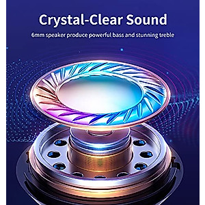 Togetface Wireless Earbuds,Bluetooth in Ear Headphone with Microphone Comfort&Lightweight Earphone with Noise Cancellation,3D Surround Stereo Bass,Long Life Portable Mini Charging Case for Sport