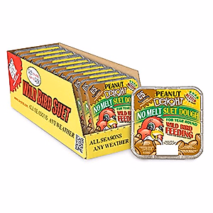 C&S Peanut Delight No Melt Suet Dough, 12/pack 11.75 Ounces