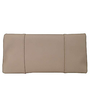 JNB Synthetic Leather Fold Over Clutch, Beige