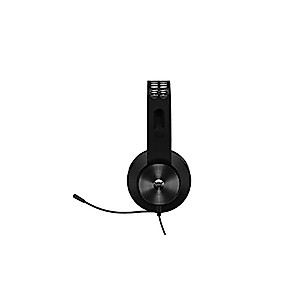 Lenovo Legion H300 Stereo Gaming Headset, Noise-Cancelling Mic, Memory Foam & PU Leather Earcups, Stainless Steel Headband, PC, PS4, Xbox One, Nintendo Switch, Mac, GXD0T69863, Black