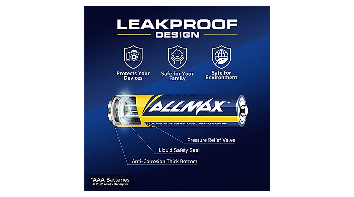 Allmax AAA Batteries – Long-Lasting, Leakproof Power