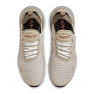 Nike Men's Air Max 270 shoe, Cream/Rust Oxide-khaki, 8
